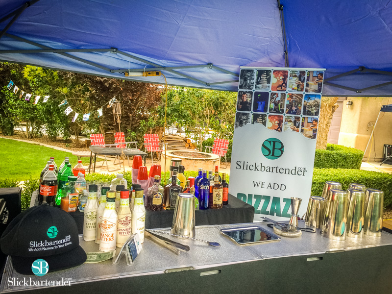 Birthday party flair bartenders